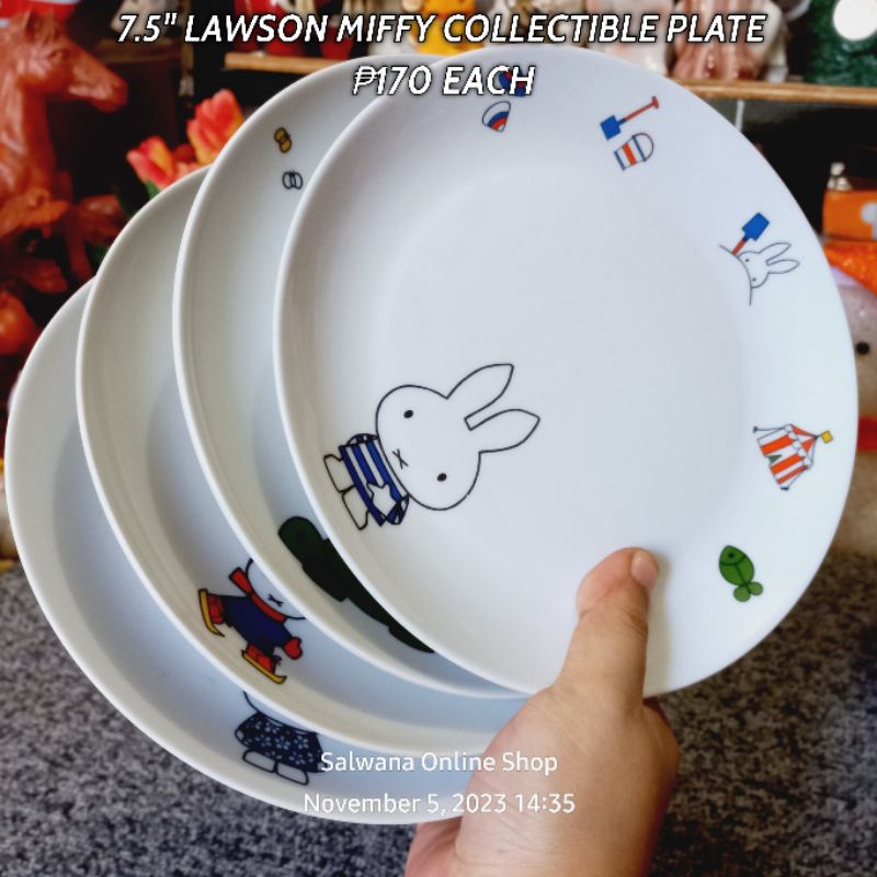 7.5" LAWSON MIFFY COLLECTIBLE PLATES | Shopee Philippines