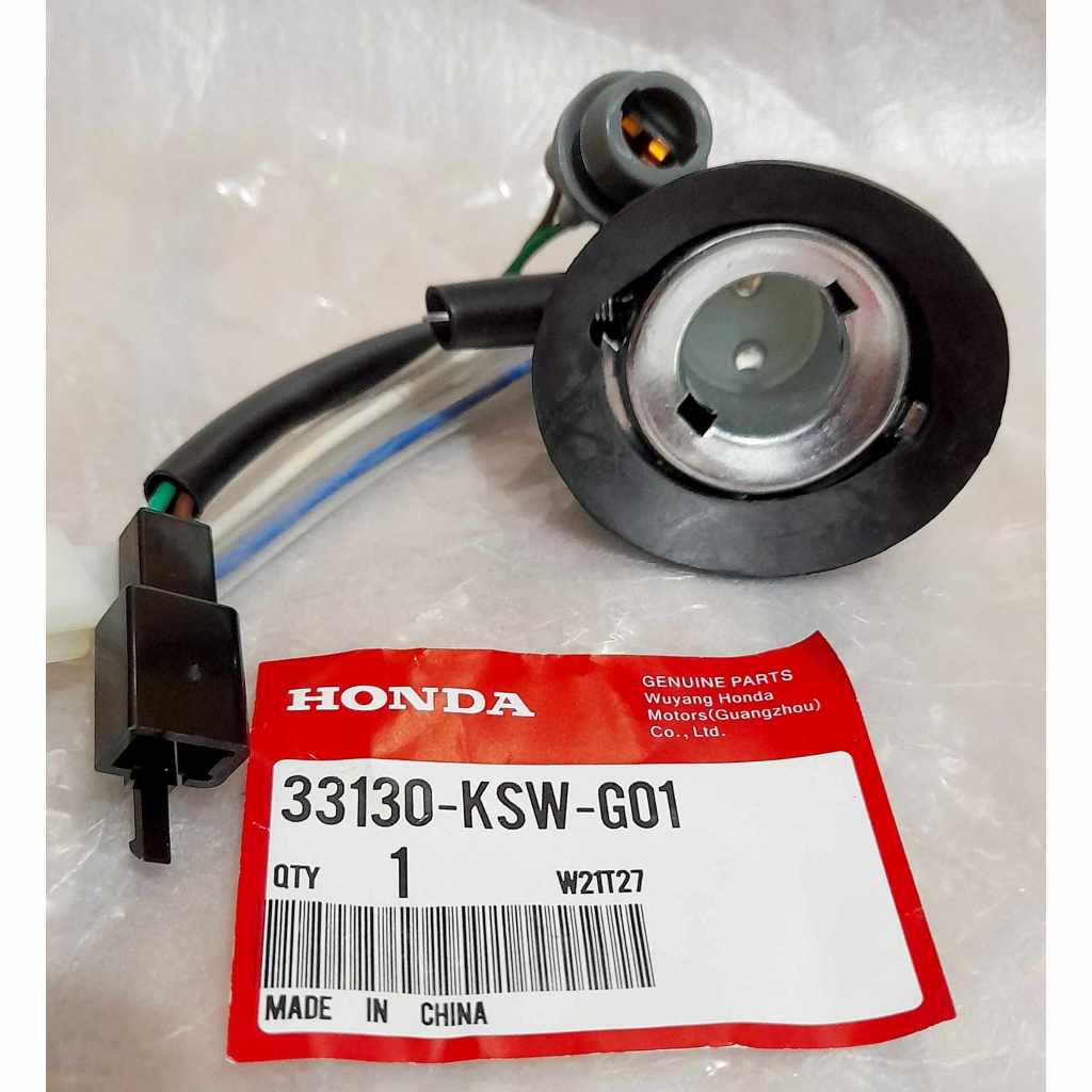 Honda Original Headlight Socket TMX 125 ALPHA (33130-KSW-G01) | Shopee ...
