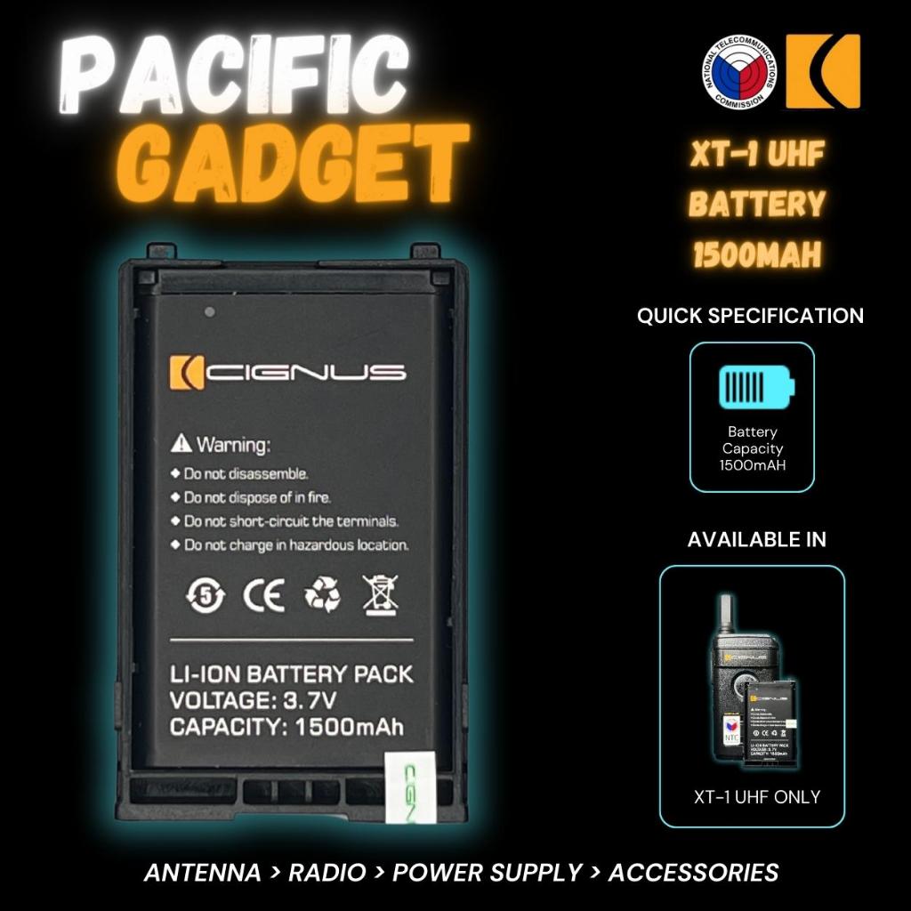 CIGNUS XT1 UHF Battery Pack Rechargeable | Shopee Philippines