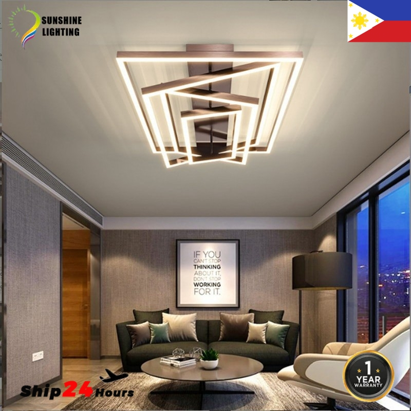 Modern Aluminum Ceiling Lights Adjustable Living Room Bedroom Led ...