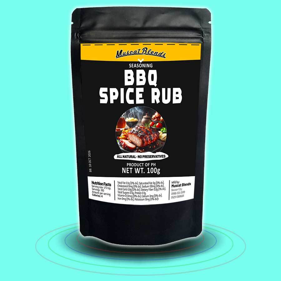 MUSCAT BLENDS BBQ SPICE RUB SEASONING 100g | Shopee Philippines