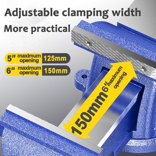 3''/4"/5''/ 6" Heavy Duty Bench Vise With Anvil Clamp Tool Gato 360 ...