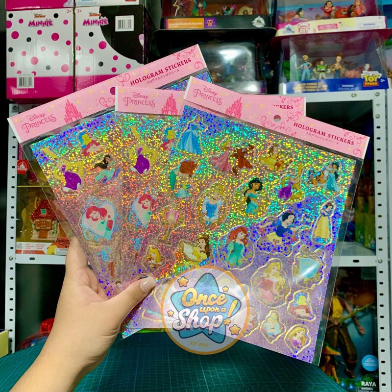 DISNEY “DISNEY PRINCESSES” HOLOGRAM STICKERS (EACH PACK SOLD SEPARATELY ...