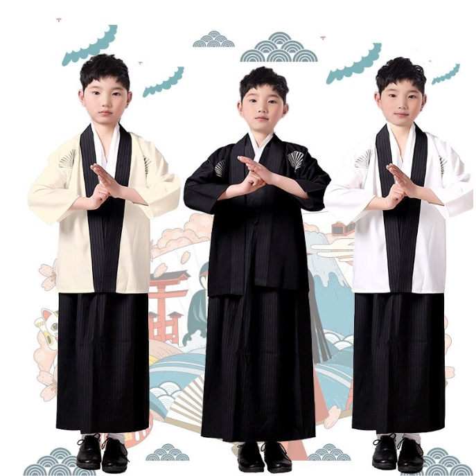 Japanese Samurai Suit Boys Traditional Japanese Samurai Cosplay Costume ...