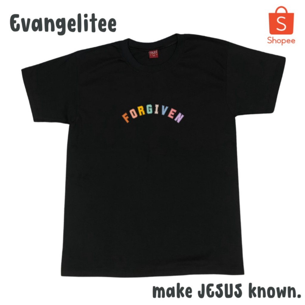 CHRISTIAN STATEMENT TSHIRT ( FORGIVEN) | Shopee Philippines