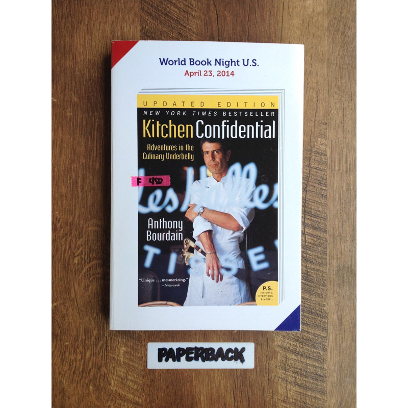ANTHONY BOURDAIN and other chef culinary food memoir cooking books on ...
