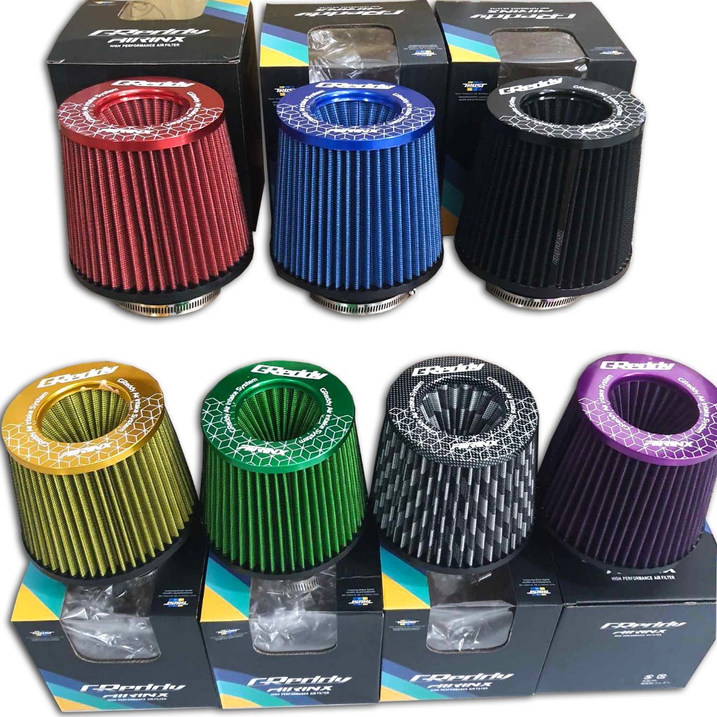 GREDDY Sport Air Filter 76mm 3 Inch Super Power JDM Universal Racing ...