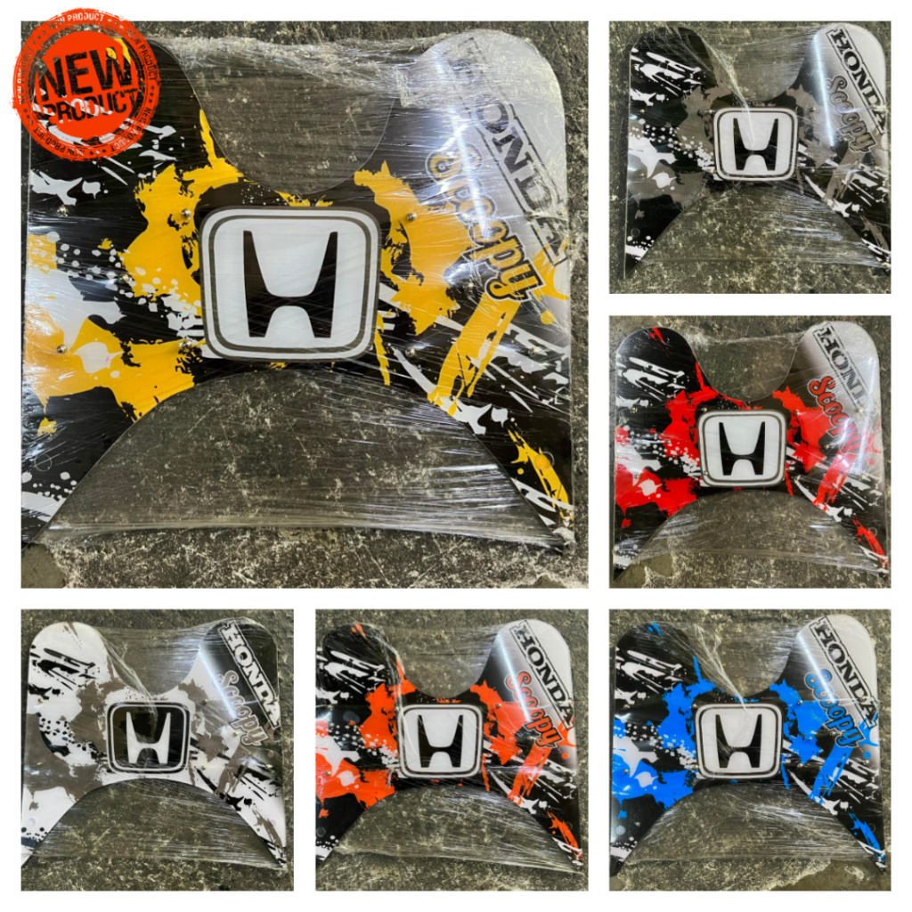 HONDA SCOOPY ACRYLIC FOOTBOARD MATTING WITH SCREW / SCOOPY FIBER ...