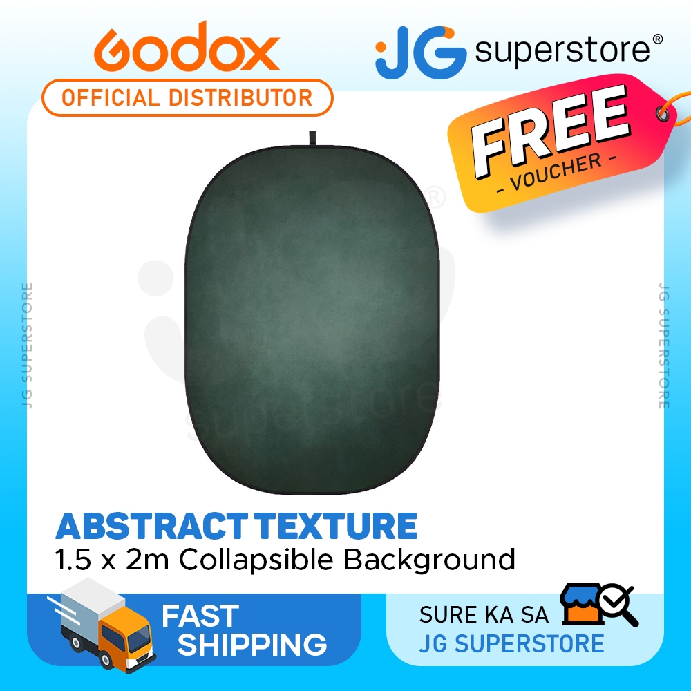 Godox Collapsible Backdrop 1.5 x 2m Abstract Texture Easy Set Up w ...