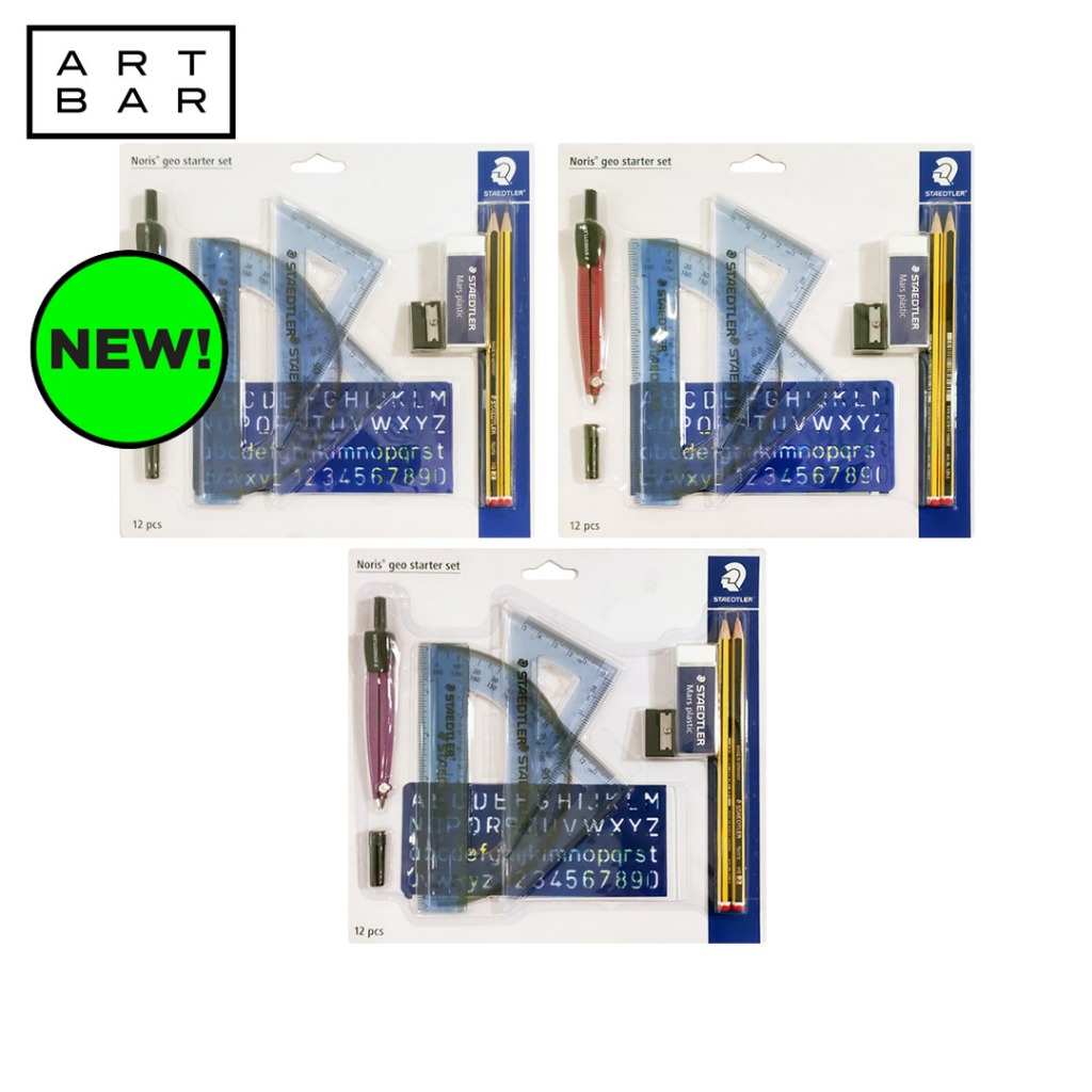 Staedtler Math Set Noris Geo Starter Set - Art Bar | Shopee Philippines