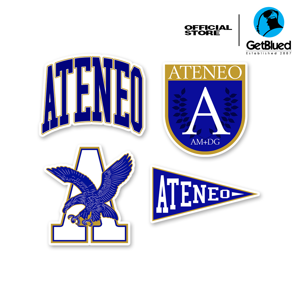 GetBlued Ateneo Classic Sticker Pack | Shopee Philippines