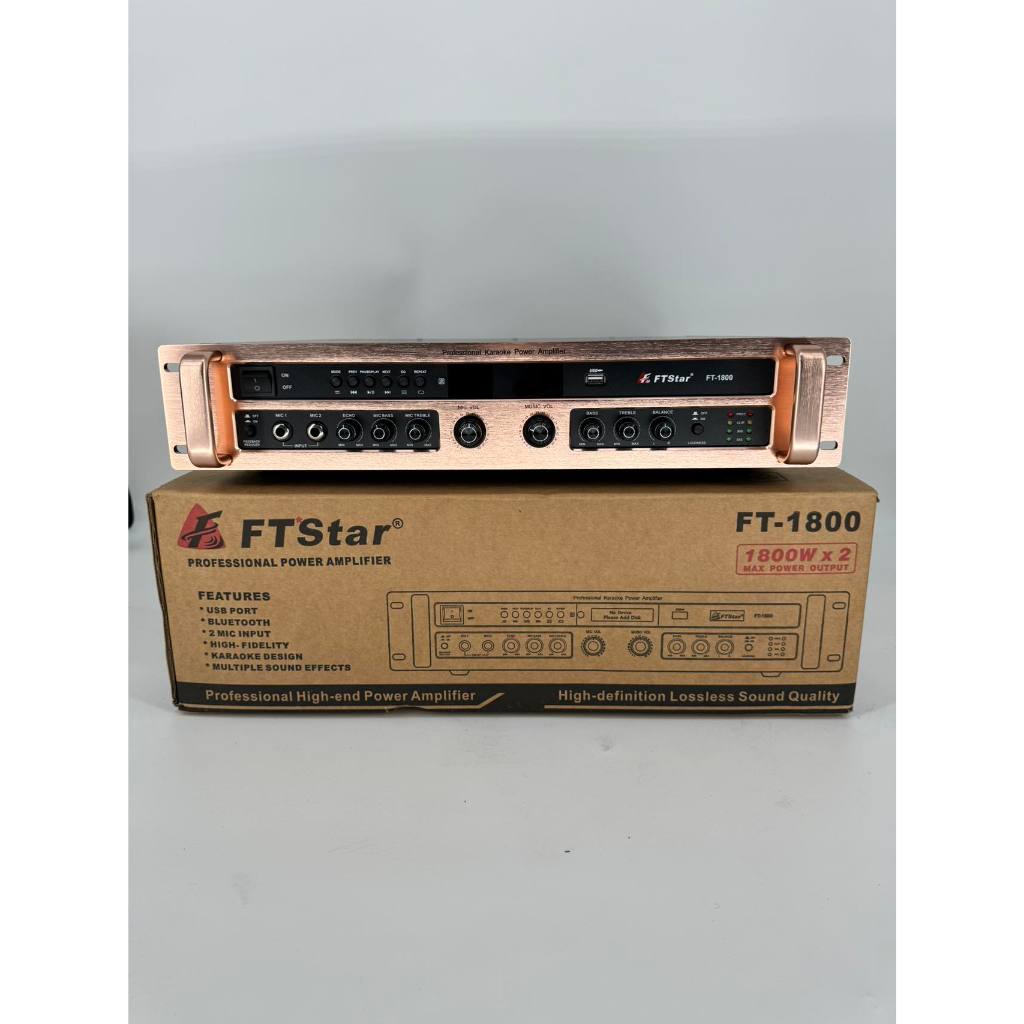 FT STAR Professional High-end Power Ampilfier With FM/USB/SD/BT Player ...
