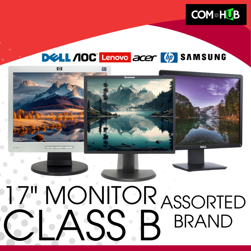 Com Hub PC | CH-17B 17" Inch CLASS B Monitor Original ASSORTED BRAND ...