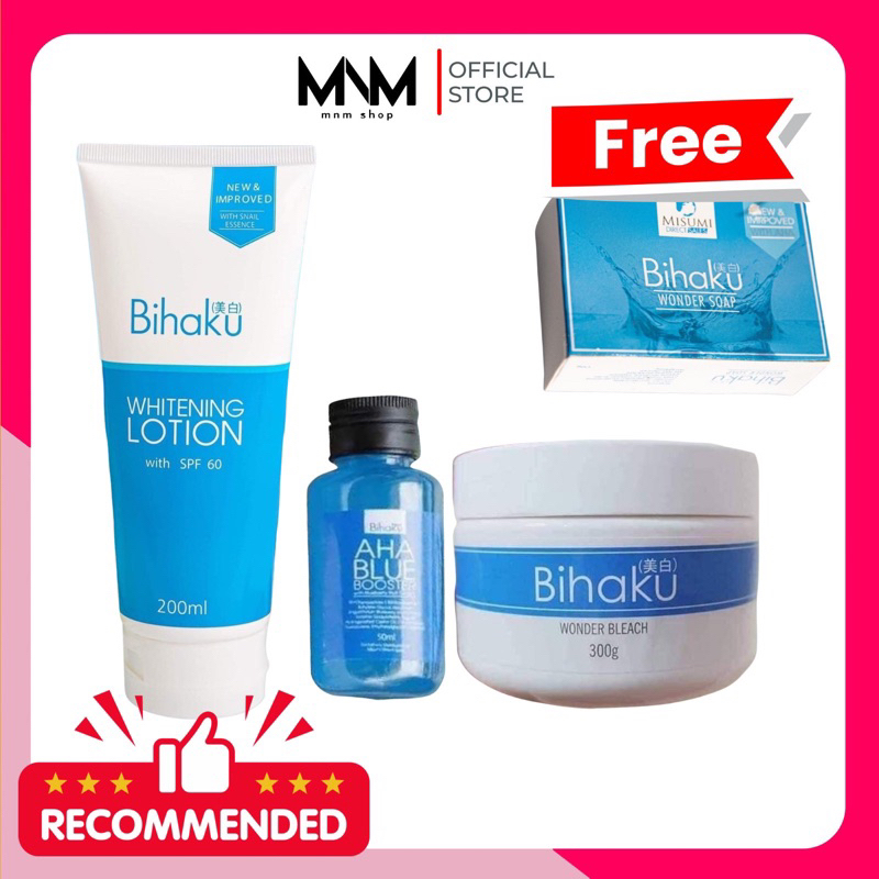 ORIGINAL BIHAKU WHITENING SET WITH FREE BIHAKU SOAP | Shopee Philippines