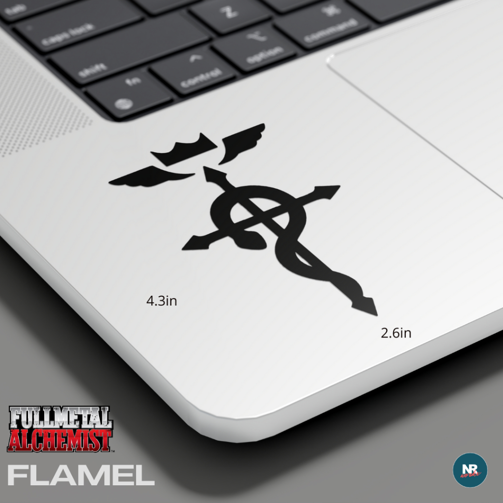 Full Metal Alchemist Flamel Edward Elric Vinyl Decal Anime Sticker ...