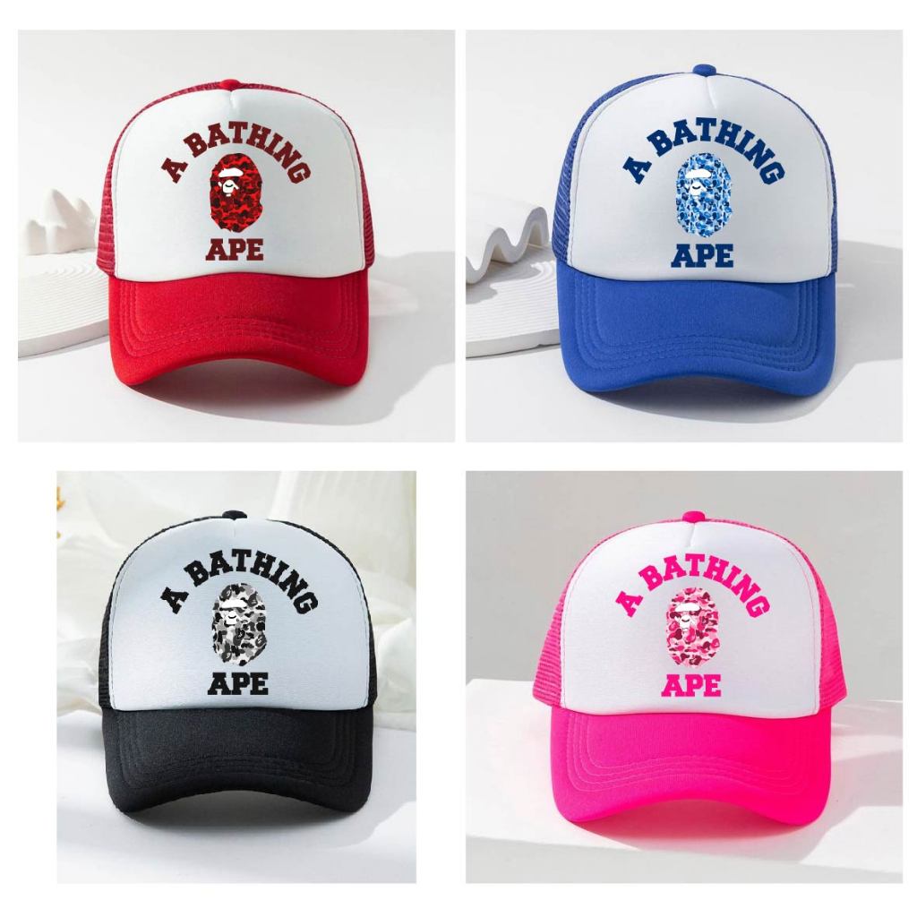 BAPE 2.0 Net Caps Fashion Outdoor Sun Dry Tongue Hat Cap | Shopee ...