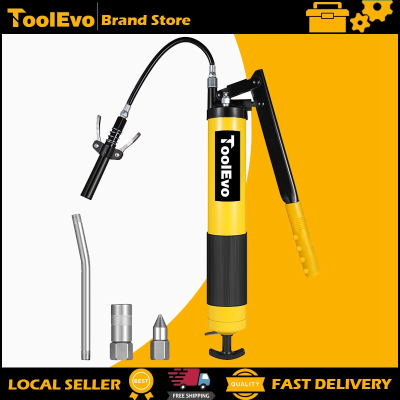 Heavy-Duty 600CC Grease Gun Pump with High Pressure Oil Injection ...