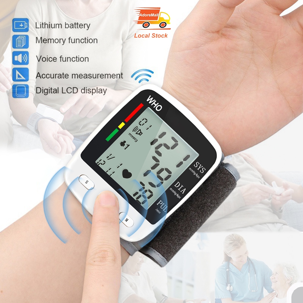 Rechargeable Blood Pressure Monitor Pressure Measurement USB Charging ...
