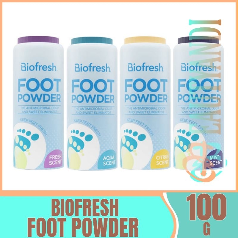 Biofresh Foot powder 100g - Antimicrobial and Sweet Eliminator w/Scent ...