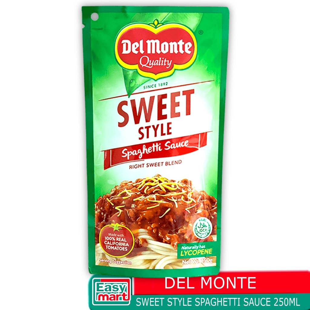 Easy.Mart Del Monte Sweet Style Spaghetti Sauce 250ml | Shopee Philippines