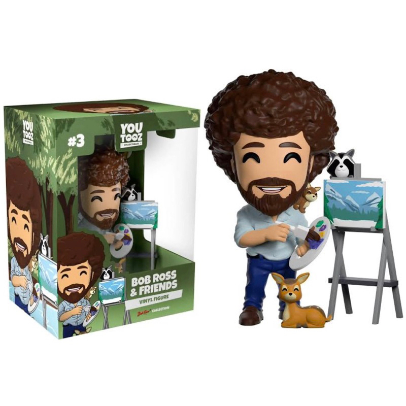 Painter Bob Ross Youtooz Vinyl Action Figure (The Joy of Painting ...