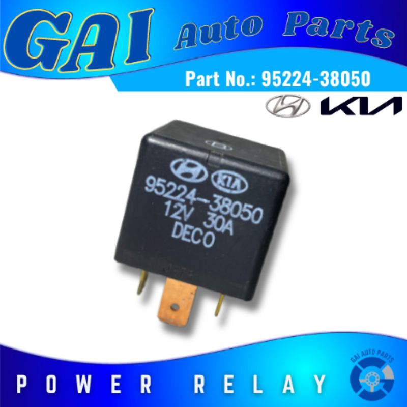 Power Relay 12V 30A HYUNDAI & KIA (95224-38050) DECO | Shopee Philippines