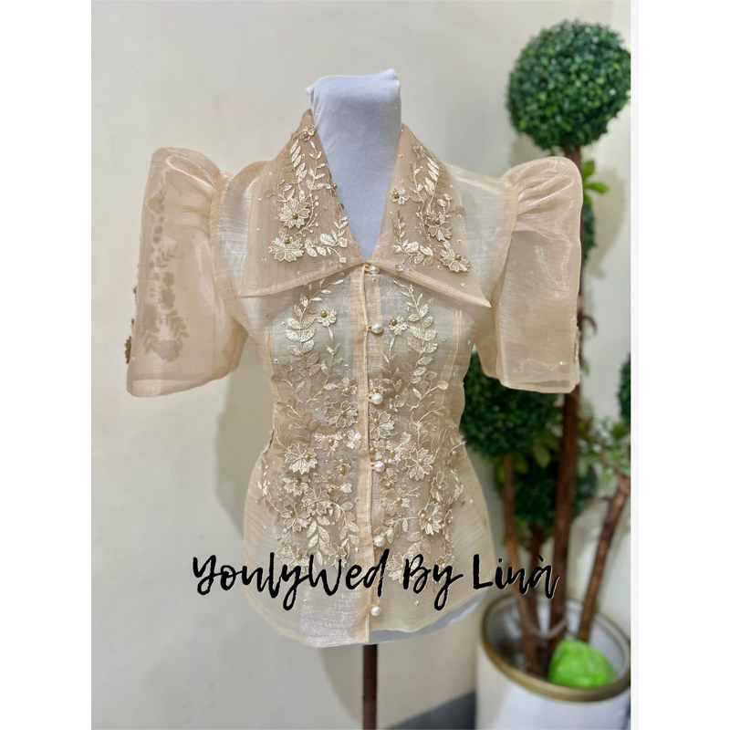 Filipiniana Top (Modern Blouse) | Shopee Philippines