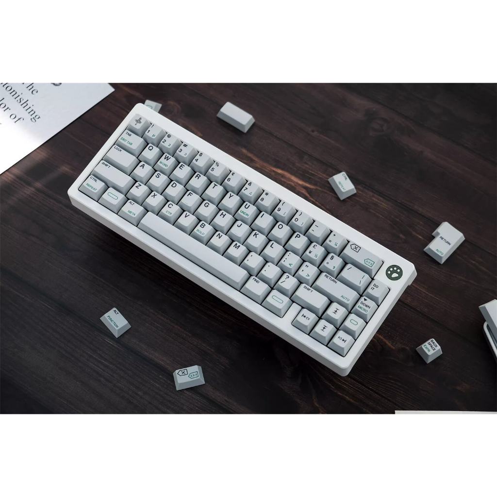 Brief Grey 6002 150 Keys PBT Dye Sublimation Cherry Profile Keycaps Set ...