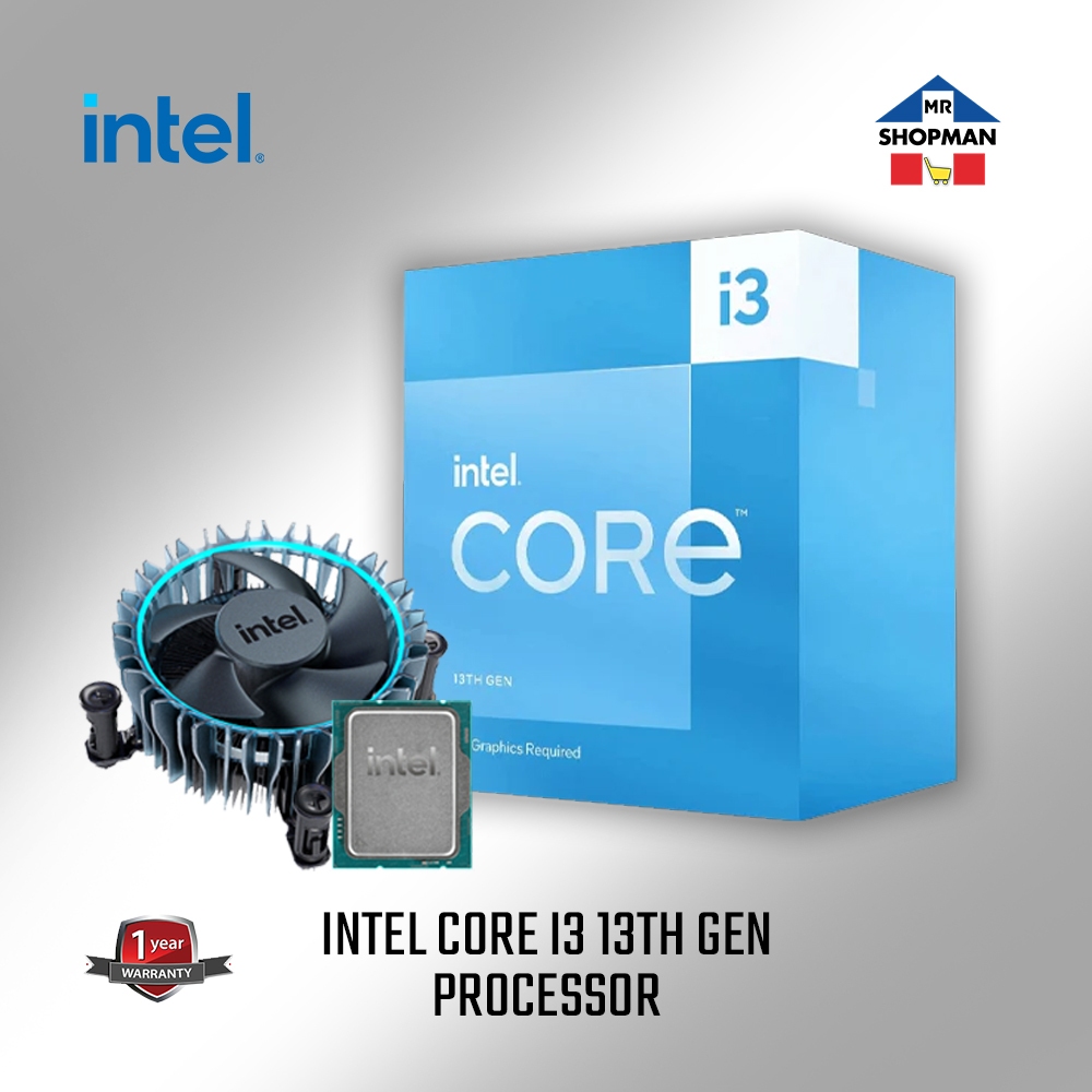 Intel Core I3 13100 / 13100F 13th Gen Processor w/ Integrated Graphics ... Intel Core I3 13100 / 13100F 13th Gen Processor w/ Integrated Graphics ...