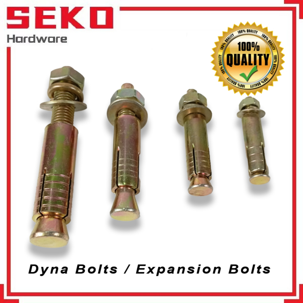 DYNA BOLT / EXPANSION BOLT 1/4" ,/ 5/16" ,/ 3/8 ", / 1/2" (SOLD PER ...