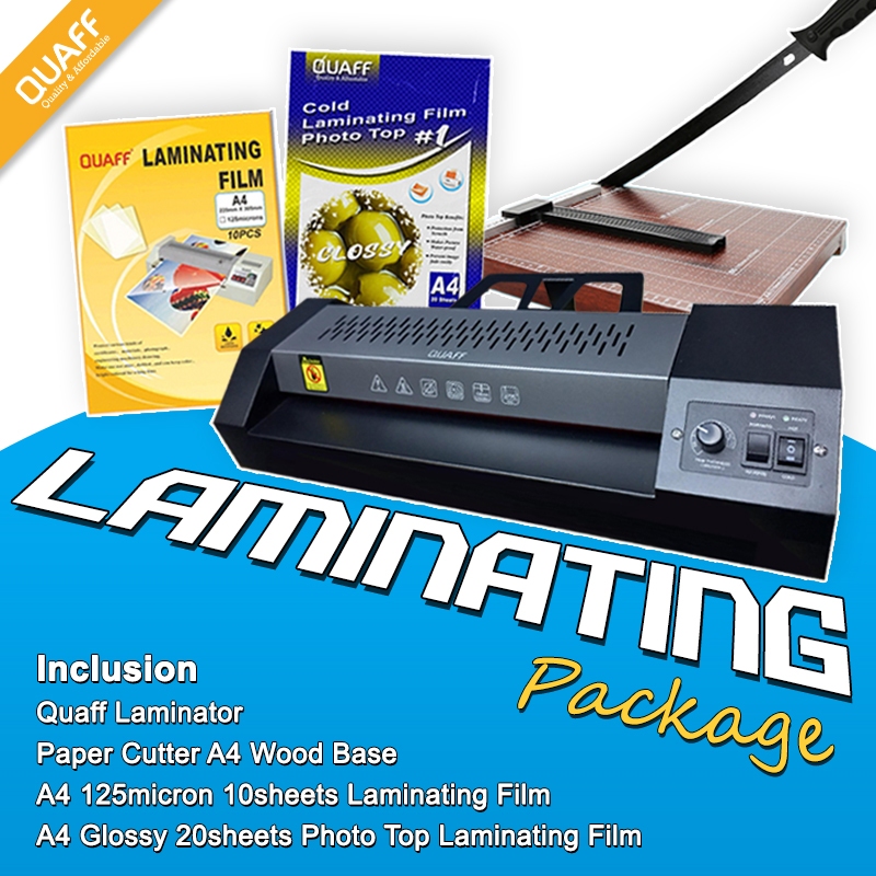 Promo Package A3 Size QUAFF Metal Laminator 320mm Hot and Cold ...