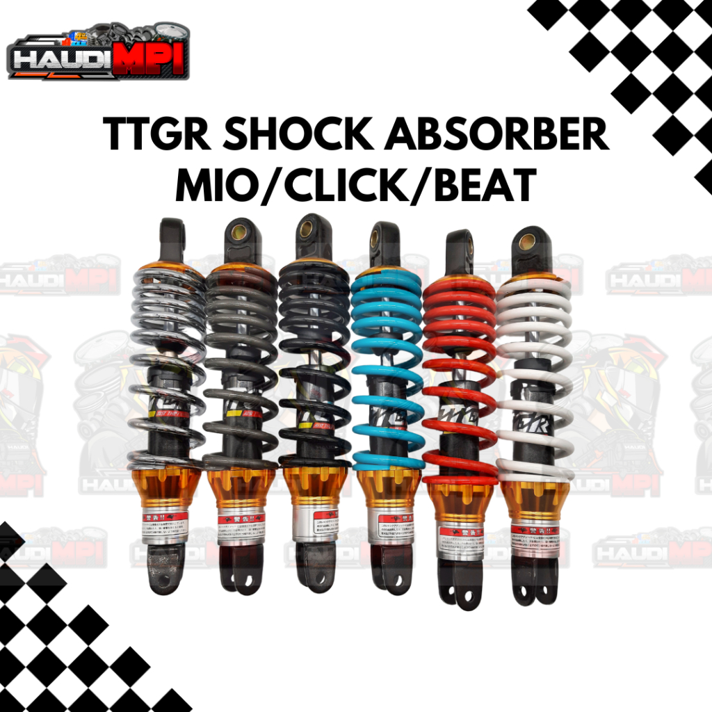 TTGR 300/270/290/330mm Mio Sporty/ Beat/ Mio i 125/ Skydrive / Click Motorcycle Rear Shock ...