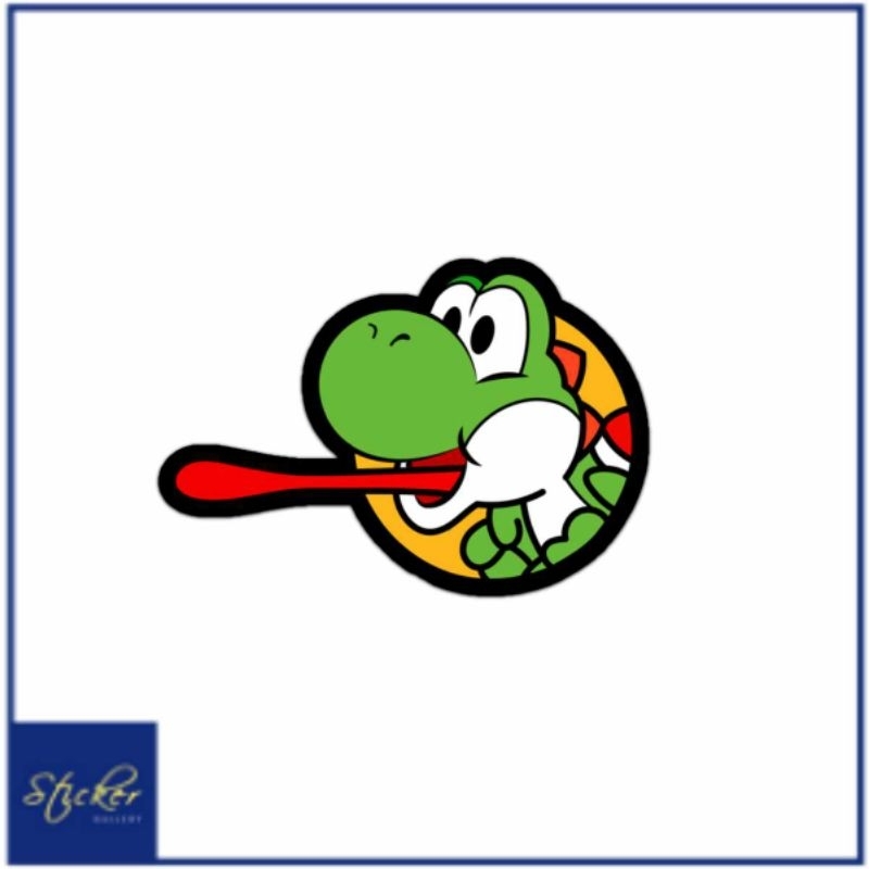 YOSHI ANIME PEEKER WATERPROOF STICKER | Shopee Philippines