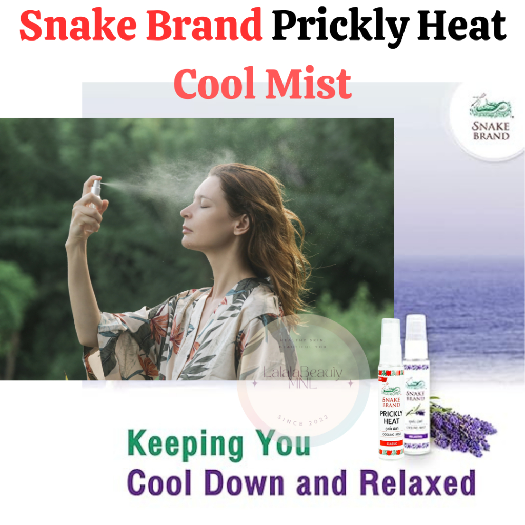Original SNAKE BRAND Cooling Mist Direct Effect Instant Cool Down Body ...