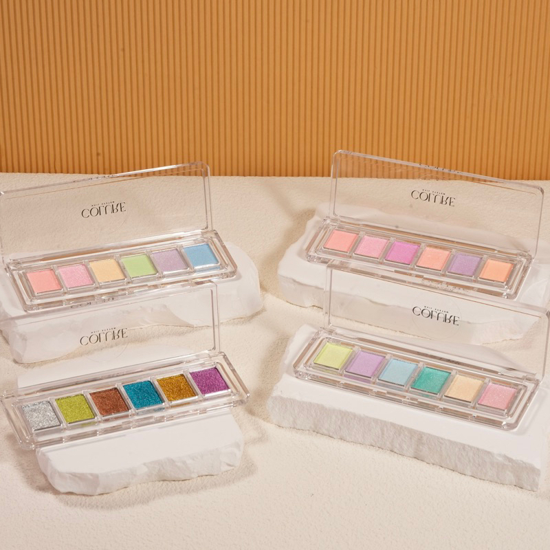 Colure Nail System Solid Pressed Nail Chrome Powder Palette | Shopee ...