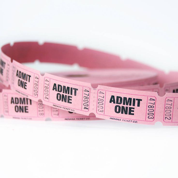 Customized Ticket Stubs (tearable) | Shopee Philippines
