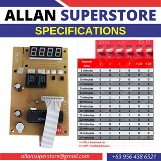 Allan Superstore 4 Digit Timer For Pisonet / Pisowifi / Vending Machine ...