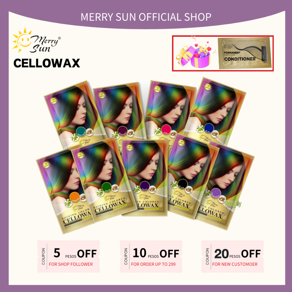 Merry Sun Cellowax Temporary Hair Color 60ml | Shopee Philippines