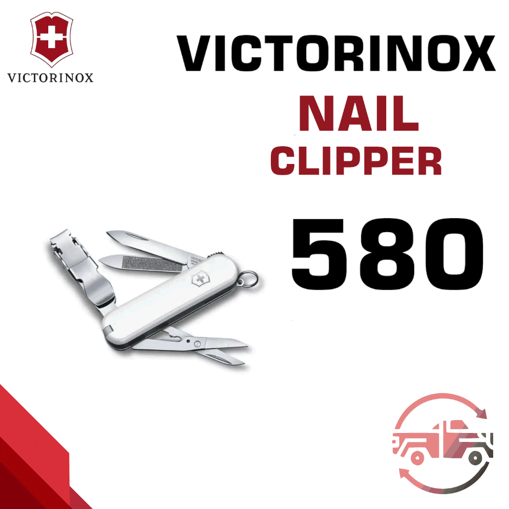 Victorinox Swiss Army Nail Clipper 580 White | Shopee Philippines