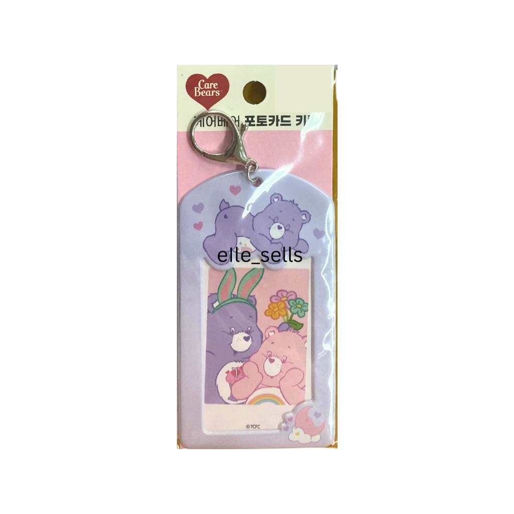 Photocard Holder Keyring or Keychain | Daiso Korea KR Spring Carebears Composition Y2K Aesthetic ...