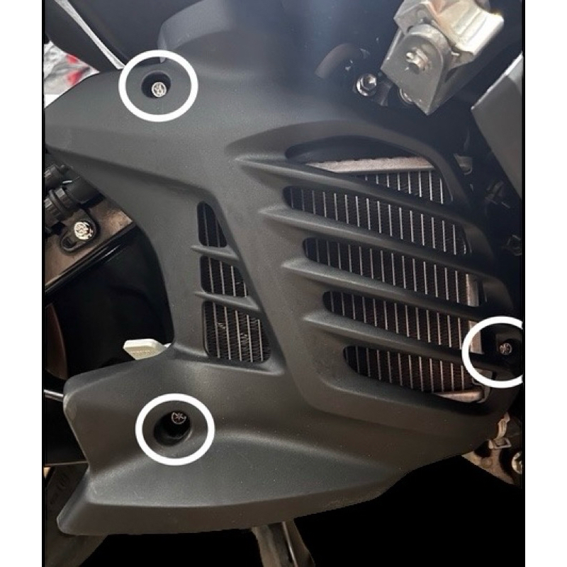 HENG Radiator Fan Cover Bolts For Nmax V1 V2 V2.1 Aerox V1 V2 CNC (3pcs ...