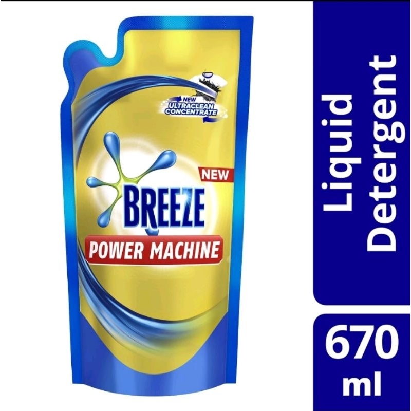 BREEZE POWERMACHINE W ULTRA CLEAN LIQUID DETERGENT 670ml | Shopee ...