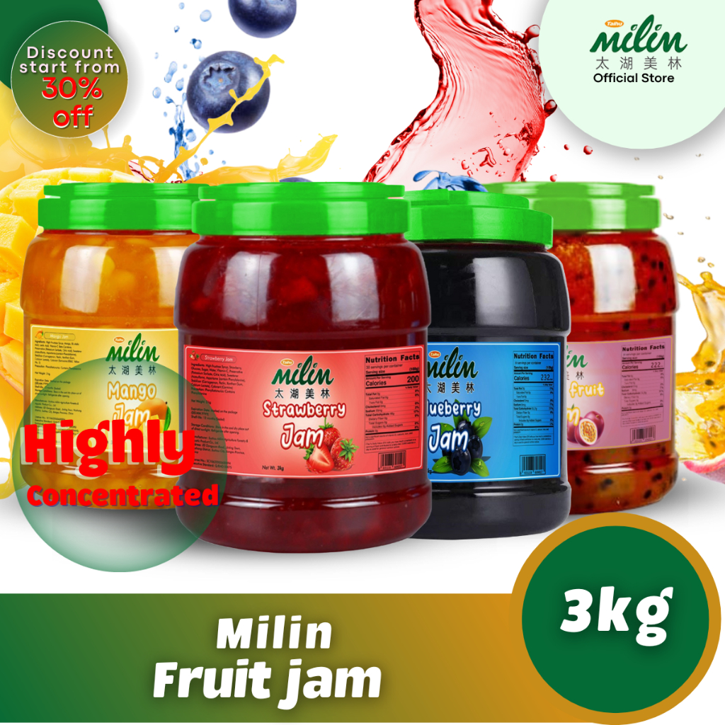 MILIN Fruit Jam 3kg Highly Concentrated | Shopee Philippines