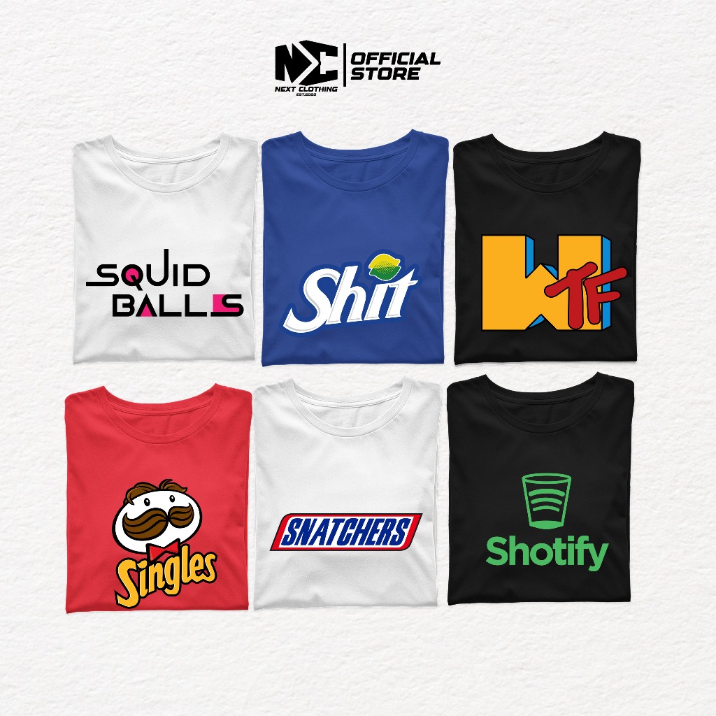 SPOOF SHIRT - SET G UNISEX - FOR MEN AND WOMEN SHIRT | Shopee Philippines