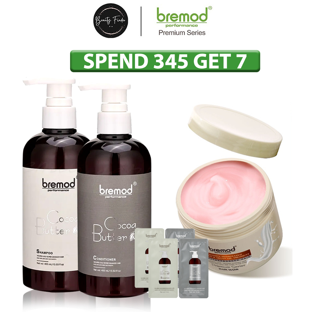 Bremod Premium Series Hair Shampoo&Conditioner Repair dry and frizzy ...