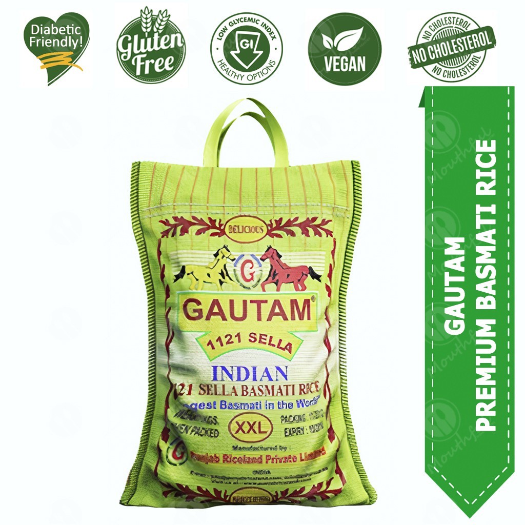 Gautam sella basmati rice 5KG - biryaniking | Shopee Philippines
