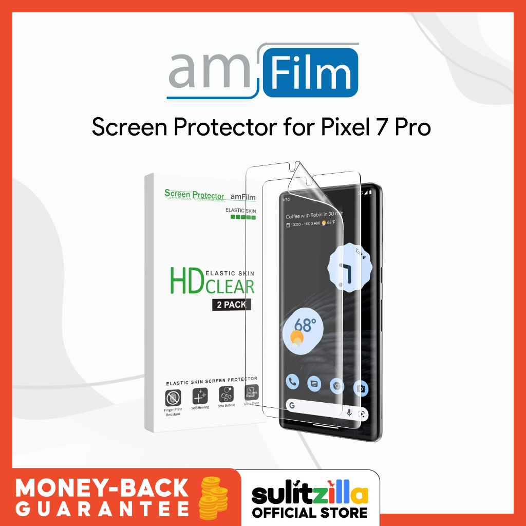 amFilm Elastic Screen Protector for Google Pixel 7 Pro (2-Pack ...
