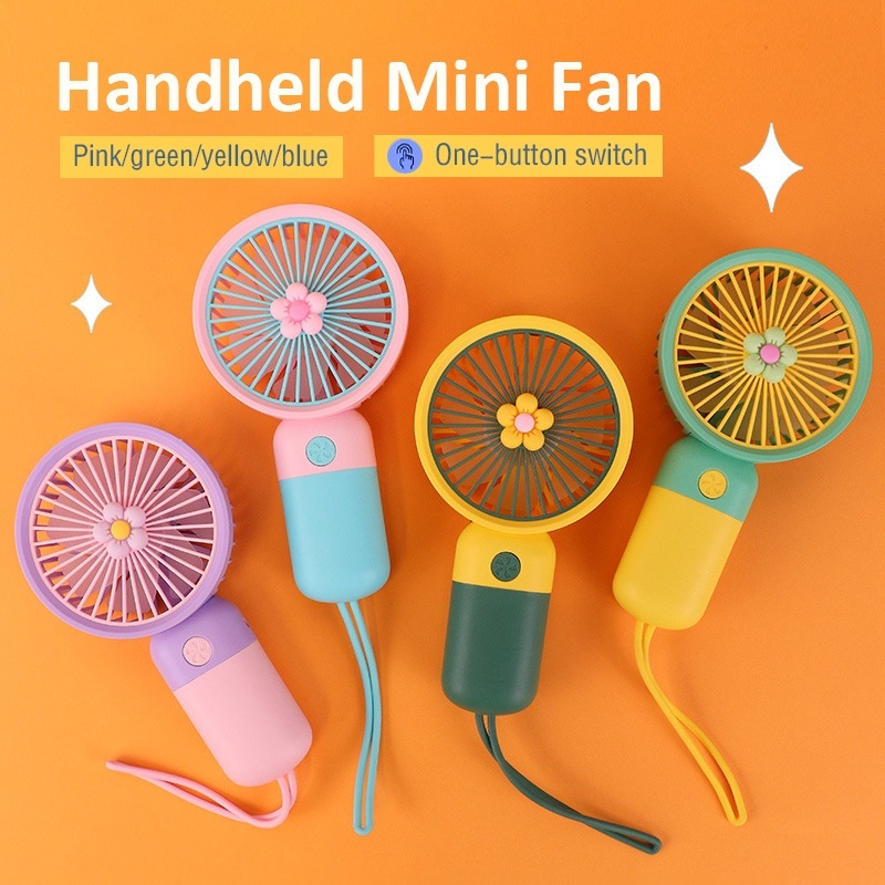 snlone Summer Portable Phone Stand Small Fan Handheld USB Charging Mini ...