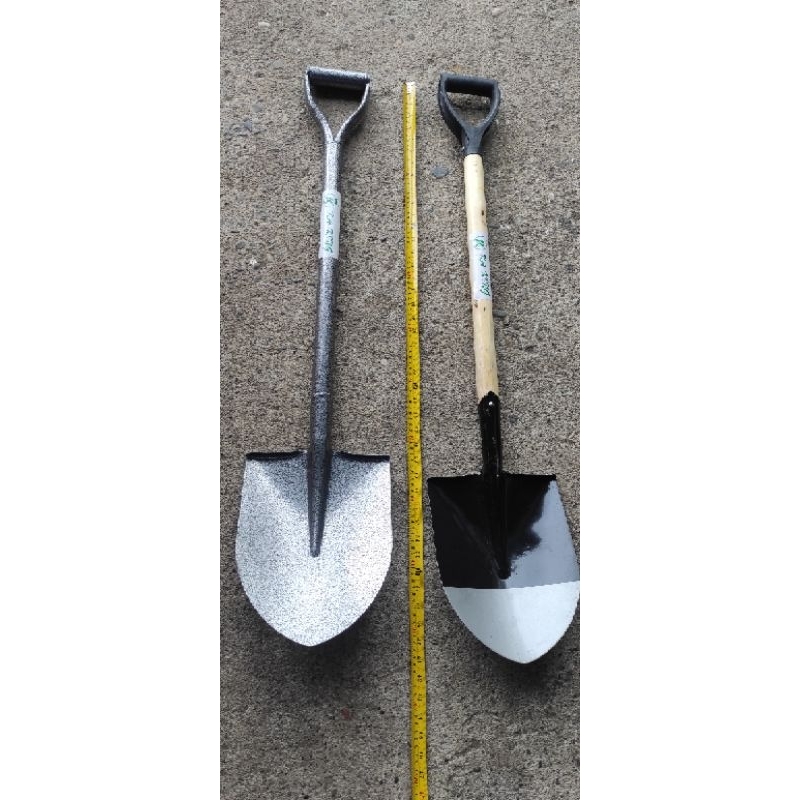 Pala Shovel Pointed Cement Mixing Metal Garden Standard | Shopee ...