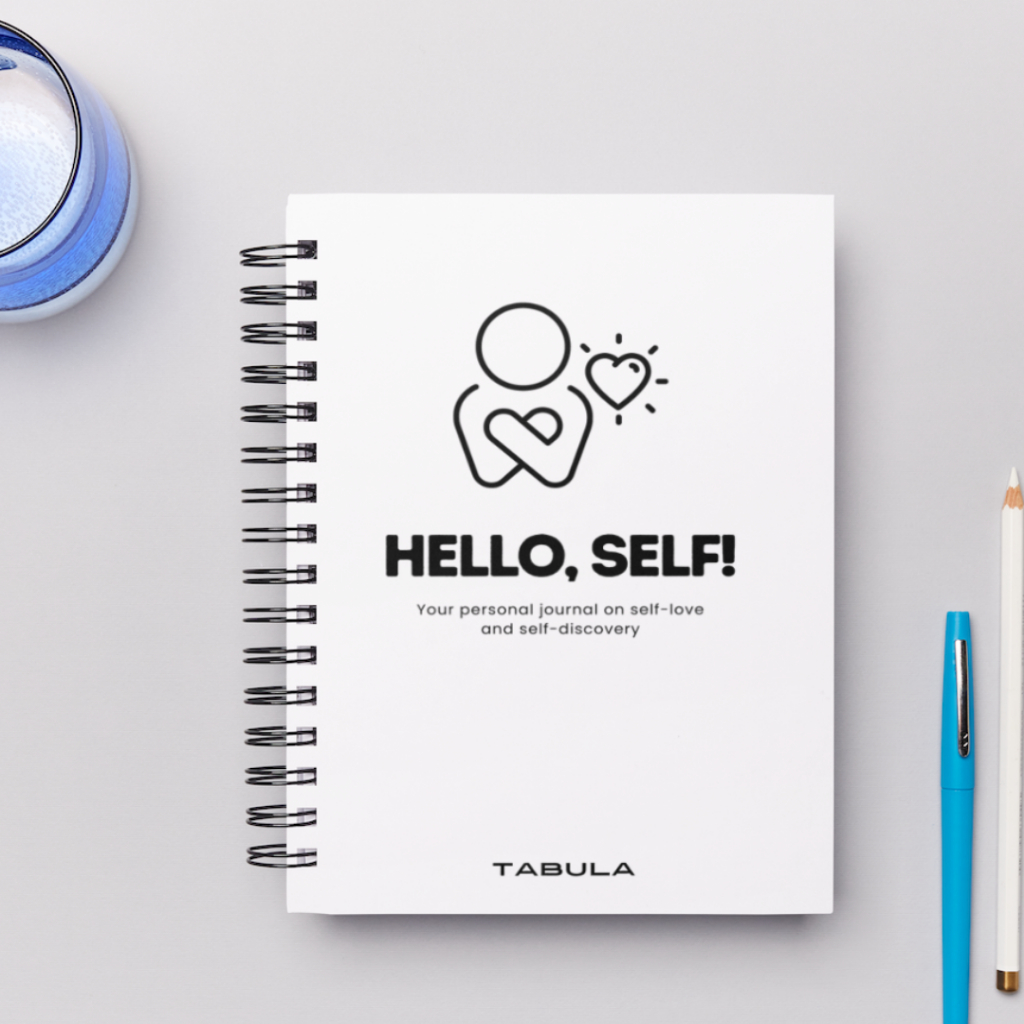 Hello Self Mental Health Hardbound Journal Planner Notebook | Shopee ...